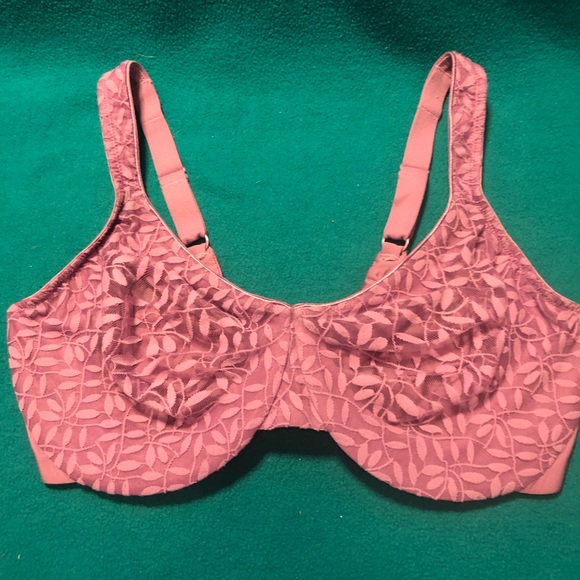 Olga | Intimates & Sleepwear | Olga Lavender Sheer Leaves Minimizer Bra ...